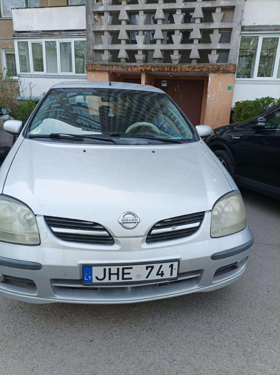 Pelēks Nissan Almera Tino 2004 Klaipėda, ar dzinēja tilpumu 2.20 L un nobraukumu 141 tūkst. km par 650 €, foto 5 vietnē AUTOMOTO.COM.LV