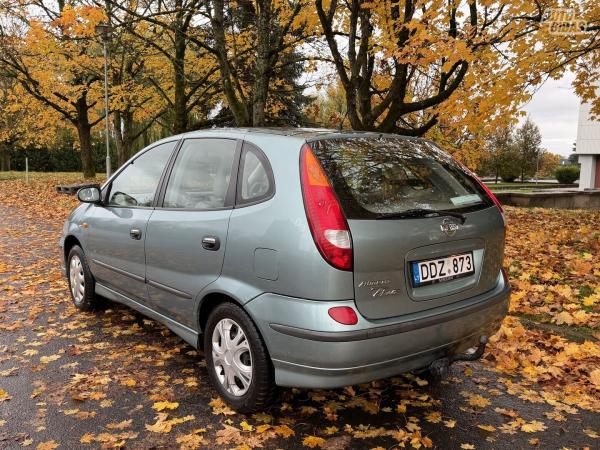 Nissan Almera Tino 2001 Alīta vietnē Nissan Almera Tino 2001 Alīta, ar dzinēja tilpumu 2.00 L un nobraukumu 148 tūkst. km par 1250 €, foto 6 vietnē AUTOMOTO.COM.LV