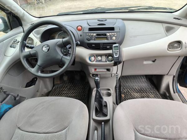Nissan Almera Tino 2002 Daugavpils, ar dzinēja tilpumu 1.80 L un nobraukumu 179 tūkst. km par 1050 €, foto 4 vietnē AUTOMOTO.COM.LV