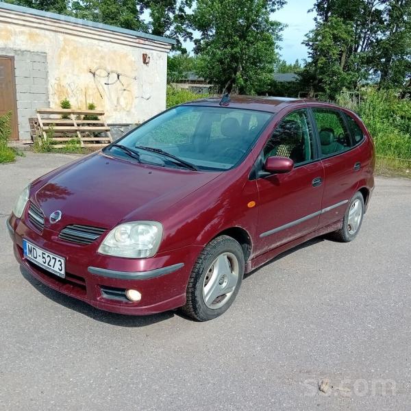Red Nissan Almera Tino 2003 in Riga, with an engine capacity of 1.80 L and mileage of 253 thousand km for 1350 €, photo 2 on AUTOMOTO.COM.LV