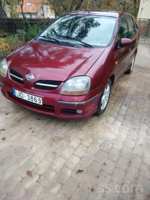 Red Nissan Almera Tino 2003 in Ogre, with an engine capacity of 2.20 L and mileage of 377 thousand km for 1100 €, photo  on AUTOMOTO.COM.LV