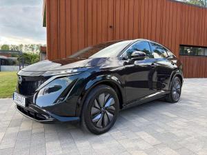 Zaļš Nissan Ariya 2023 Viļņa, ar dzinēja tilpumu 0.00 L un nobraukumu 31 tūkst. km par 29990 €, foto  vietnē AUTOMOTO.COM.LV
