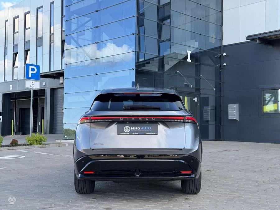 Pelēks Nissan Ariya 2022 Rīga, ar dzinēja tilpumu 0.00 L un nobraukumu 59 tūkst. km par 34900 €, foto 6 vietnē AUTOMOTO.COM.LV