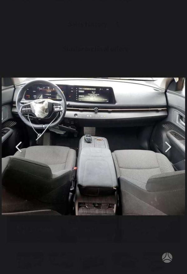 Grey Nissan Ariya 2024 in Kaunas, with an engine capacity of 0.00 L and mileage of 24 thousand km for 12300 €, photo 7 on AUTOMOTO.COM.LV