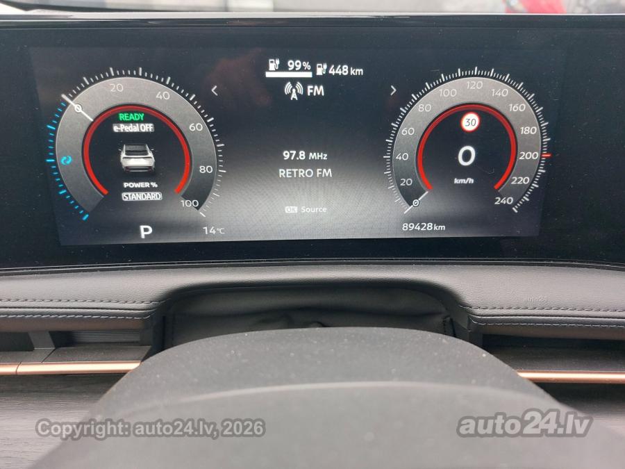 Grey Nissan Ariya 2022 in Tallinn, with an engine capacity of 0.00 L and mileage of 93 thousand km for 26990 €, photo 14 on AUTOMOTO.COM.LV