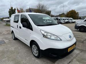 White Nissan e-NV200 2015 in Telschi, with an engine capacity of 0.00 L and mileage of 70 thousand km for 5900 €, photo 1 on AUTOMOTO.COM.LV
