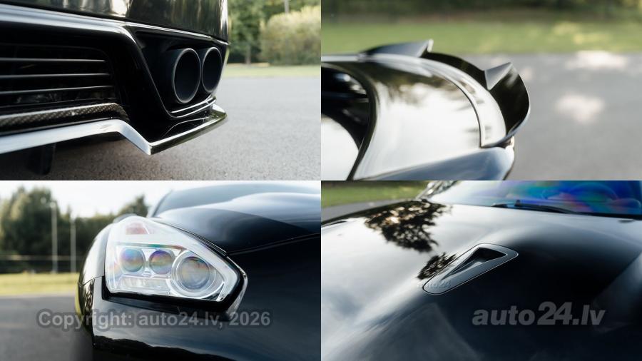Black Nissan GT-R 2013 in Parnu, with an engine capacity of 3.80 L and mileage of 26 thousand km for 89900 €, photo 10 on AUTOMOTO.COM.LV