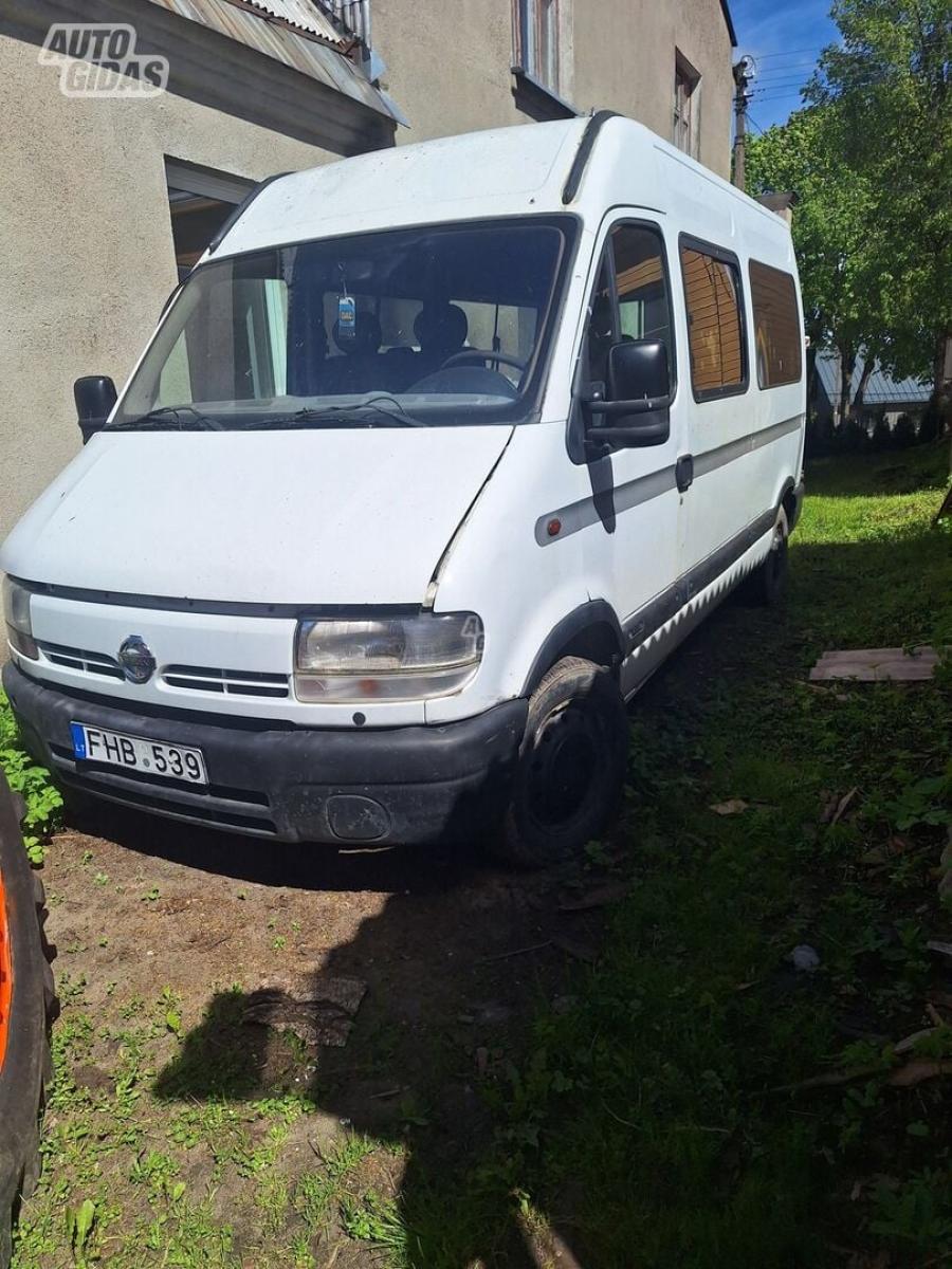 Nissan Interstar 2003 Telšiai, ar dzinēja tilpumu 2.50 L un nobraukumu 298 tūkst. km par 1850 €, foto 1 vietnē AUTOMOTO.COM.LV