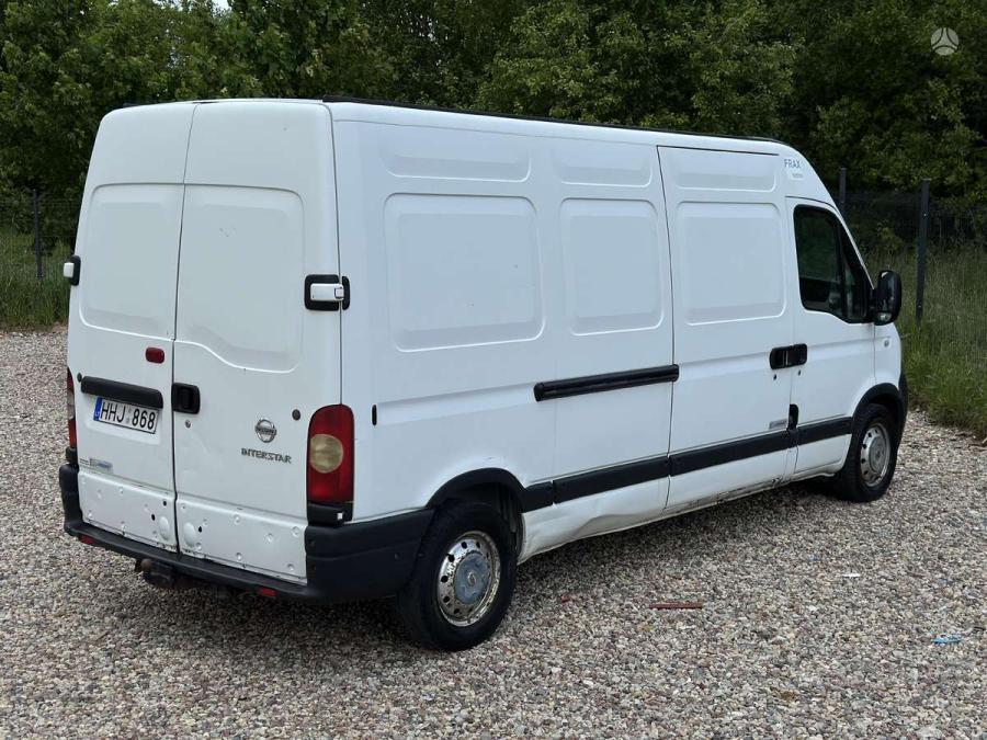 Balts Nissan Interstar 2005 Viļņa, ar dzinēja tilpumu 2.46 L un nobraukumu 350 tūkst. km par 4990 €, foto 4 vietnē AUTOMOTO.COM.LV