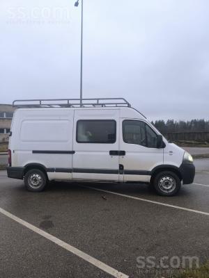 White Nissan Interstar 2008 in Daugavpils, with an engine capacity of 2.50 L and mileage of 337 thousand km for 3800 €, photo 3 on AUTOMOTO.COM.LV