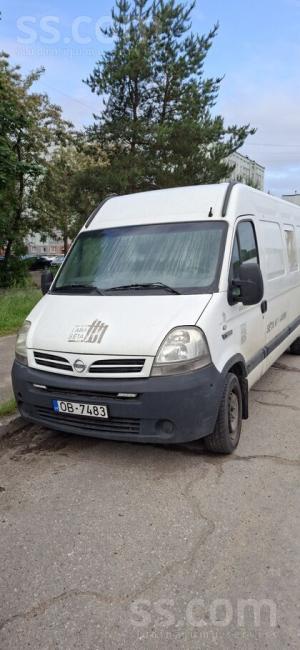 White Nissan Interstar 2008 in Riga, with an engine capacity of 2.50 L and mileage of 374 thousand km for 2200 €, photo  on AUTOMOTO.COM.LV