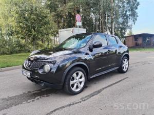 Melns Nissan Juke 2010 Rīga, ar dzinēja tilpumu 1.60 L un nobraukumu 239 tūkst. km par 4650 €, foto  vietnē AUTOMOTO.COM.LV