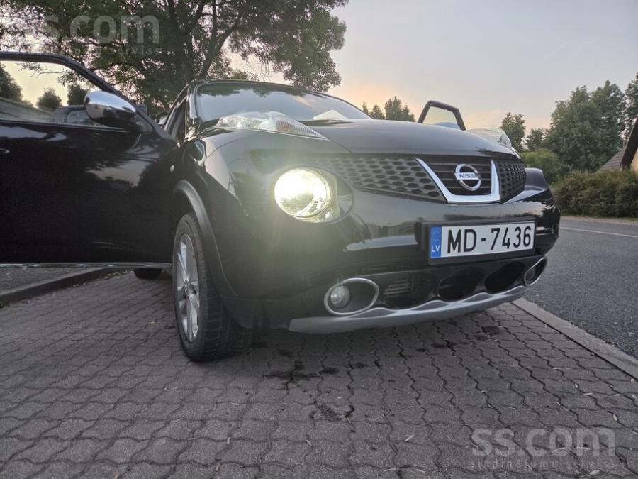 Black Nissan Juke 2011 in Jelgava, with an engine capacity of 1.50 L and mileage of 285 thousand km for 5590 €, photo 6 on AUTOMOTO.COM.LV