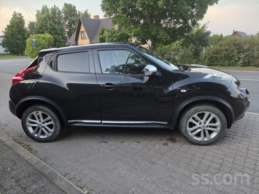 Black Nissan Juke 2011 in Jelgava, with an engine capacity of 1.50 L and mileage of 285 thousand km for 5590 €, photo 24 on AUTOMOTO.COM.LV