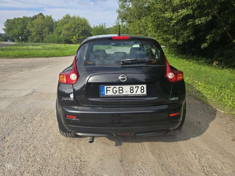 Melns Nissan Juke 2011 Panevēža, ar dzinēja tilpumu 1.46 L un nobraukumu 261 tūkst. km par 4200 €, foto 7 vietnē AUTOMOTO.COM.LV