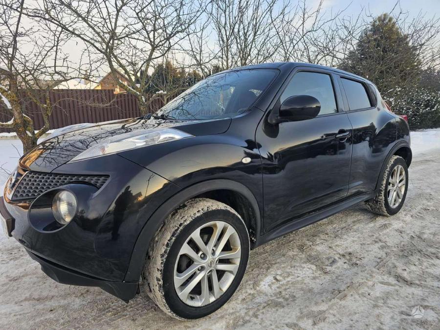 Melns Nissan Juke 2012 Kauņa, ar dzinēja tilpumu 1.46 L un nobraukumu 228 tūkst. km par 4150 €, foto 1 vietnē AUTOMOTO.COM.LV