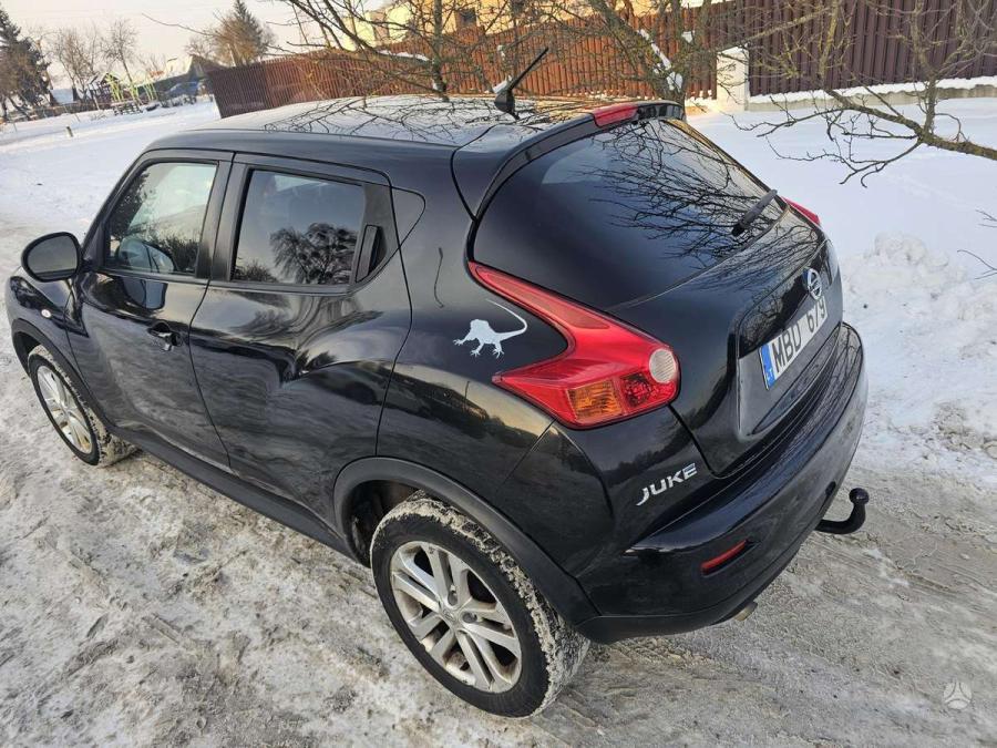 Melns Nissan Juke 2012 Kauņa, ar dzinēja tilpumu 1.46 L un nobraukumu 228 tūkst. km par 4150 €, foto 10 vietnē AUTOMOTO.COM.LV