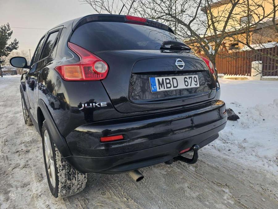 Melns Nissan Juke 2012 Kauņa, ar dzinēja tilpumu 1.46 L un nobraukumu 228 tūkst. km par 4150 €, foto 12 vietnē AUTOMOTO.COM.LV
