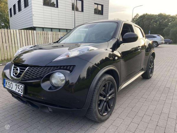 Melns Nissan Juke 2012 Viļņa, ar dzinēja tilpumu 1.46 L un nobraukumu 120 tūkst. km par 4200 €, foto 2 vietnē AUTOMOTO.COM.LV