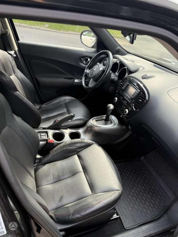 Melns Nissan Juke 2012 Viļņa, ar dzinēja tilpumu 1.60 L un nobraukumu 145 tūkst. km par 3000 €, foto 11 vietnē AUTOMOTO.COM.LV