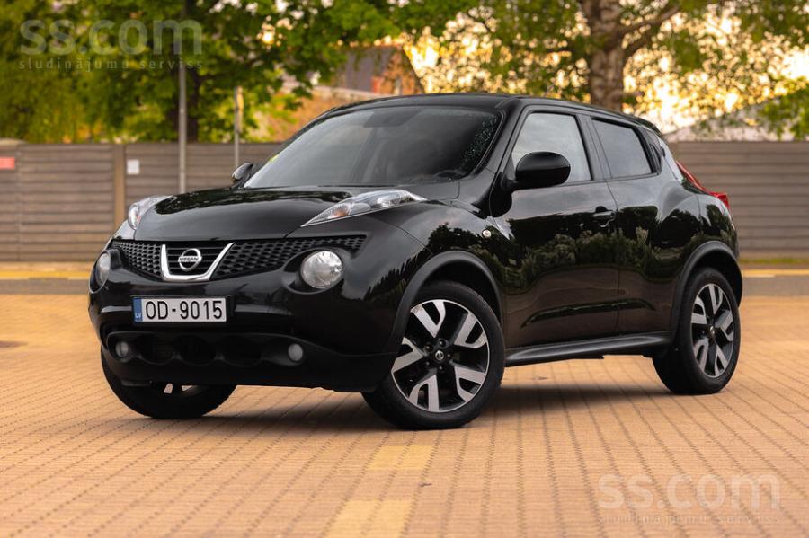 Black Nissan Juke 2013 in Jelgava, with an engine capacity of 1.50 L and mileage of 0 thousand km for 5390 €, photo 1 on AUTOMOTO.COM.LV