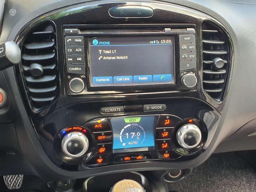 Black Nissan Juke 2013 in Siauliai, with an engine capacity of 1.50 L and mileage of 226 thousand km for 4700 €, photo 14 on AUTOMOTO.COM.LV
