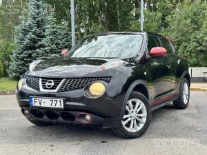 Melns Nissan Juke 2013 Rīga, ar dzinēja tilpumu 1.60 L un nobraukumu 239 tūkst. km par 3500 €, foto  vietnē AUTOMOTO.COM.LV