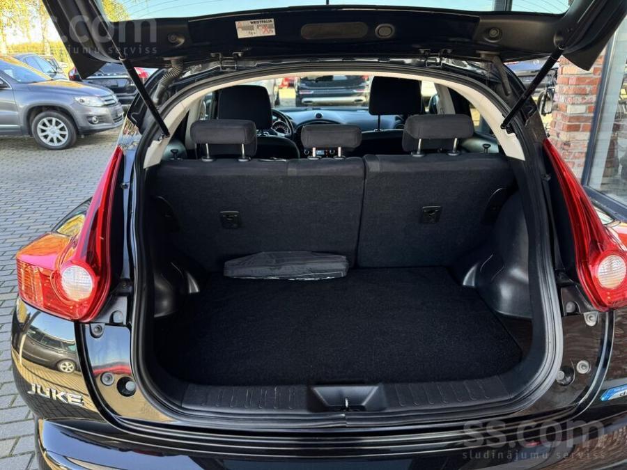 Melns Nissan Juke 2013 Talsi, ar dzinēja tilpumu 1.50 L un nobraukumu 169 tūkst. km par 4700 €, foto 16 vietnē AUTOMOTO.COM.LV