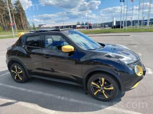 Black Nissan Juke 2014 in Riga, with an engine capacity of 1.20 L and mileage of 187 thousand km for 8000 €, photo  on AUTOMOTO.COM.LV