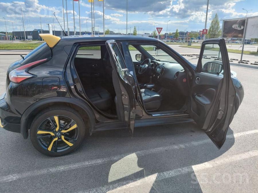 Black Nissan Juke 2014 in Riga, with an engine capacity of 1.20 L and mileage of 187 thousand km for 8000 €, photo 6 on AUTOMOTO.COM.LV
