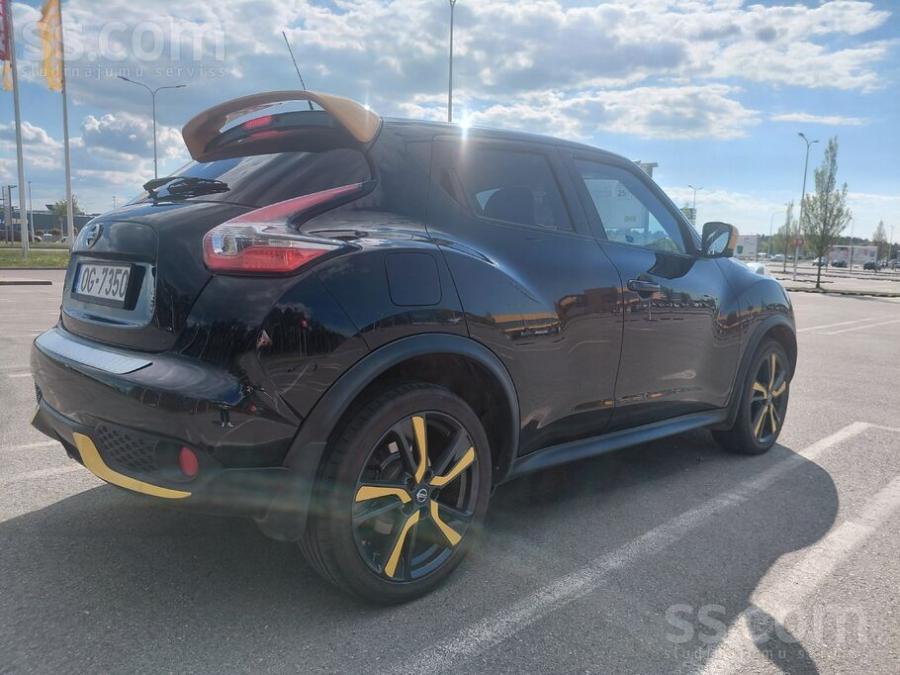 Black Nissan Juke 2014 in Riga, with an engine capacity of 1.20 L and mileage of 187 thousand km for 8000 €, photo 8 on AUTOMOTO.COM.LV