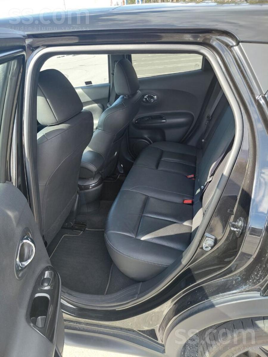 Black Nissan Juke 2014 in Riga, with an engine capacity of 1.20 L and mileage of 187 thousand km for 8000 €, photo 13 on AUTOMOTO.COM.LV