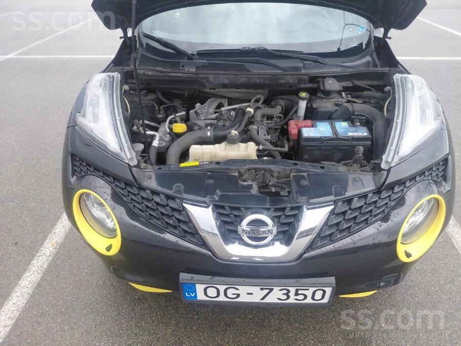 Black Nissan Juke 2014 in Riga, with an engine capacity of 1.20 L and mileage of 187 thousand km for 8000 €, photo 18 on AUTOMOTO.COM.LV