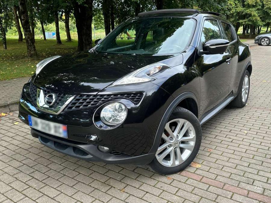 Black Nissan Juke 2014 in Taurage, with an engine capacity of 1.50 L and mileage of 192 thousand km for 6300 €, photo 1 on AUTOMOTO.COM.LV