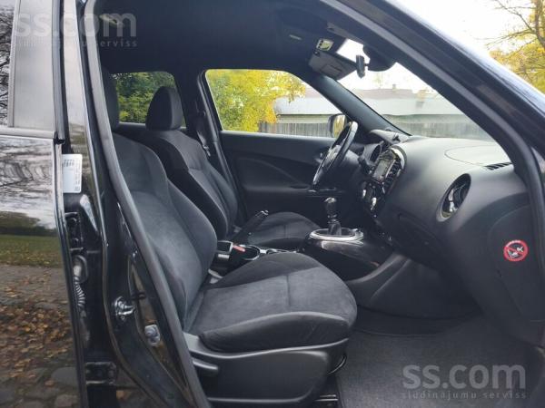 Melns Nissan Juke 2015 Jelgava, ar dzinēja tilpumu 1.20 L un nobraukumu 0 tūkst. km par 7990 €, foto 11 vietnē AUTOMOTO.COM.LV