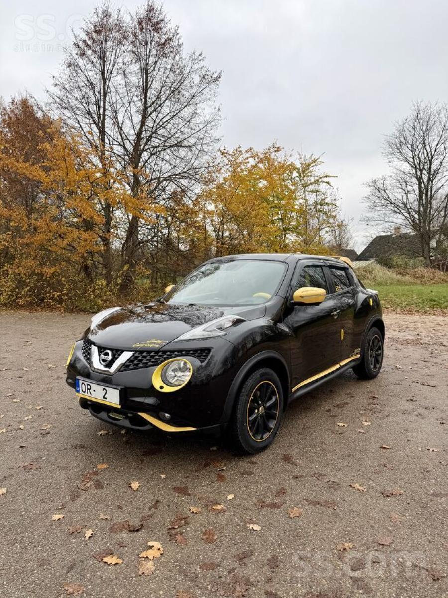 Black Nissan Juke 2015 in Kuldiga, with an engine capacity of 1.20 L and mileage of 106 thousand km for 8900 €, photo 2 on AUTOMOTO.COM.LV
