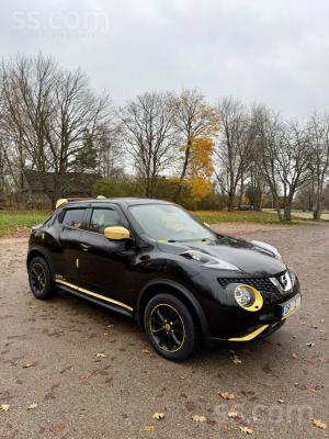 Black Nissan Juke 2015 in Kuldiga, with an engine capacity of 1.20 L and mileage of 106 thousand km for 8900 €, photo 3 on AUTOMOTO.COM.LV