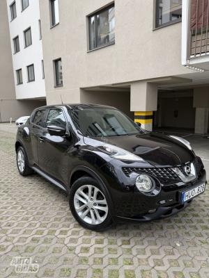 Melns Nissan Juke 2015 Viļņa, ar dzinēja tilpumu 1.20 L un nobraukumu 225 tūkst. km par 5000 €, foto  vietnē AUTOMOTO.COM.LV