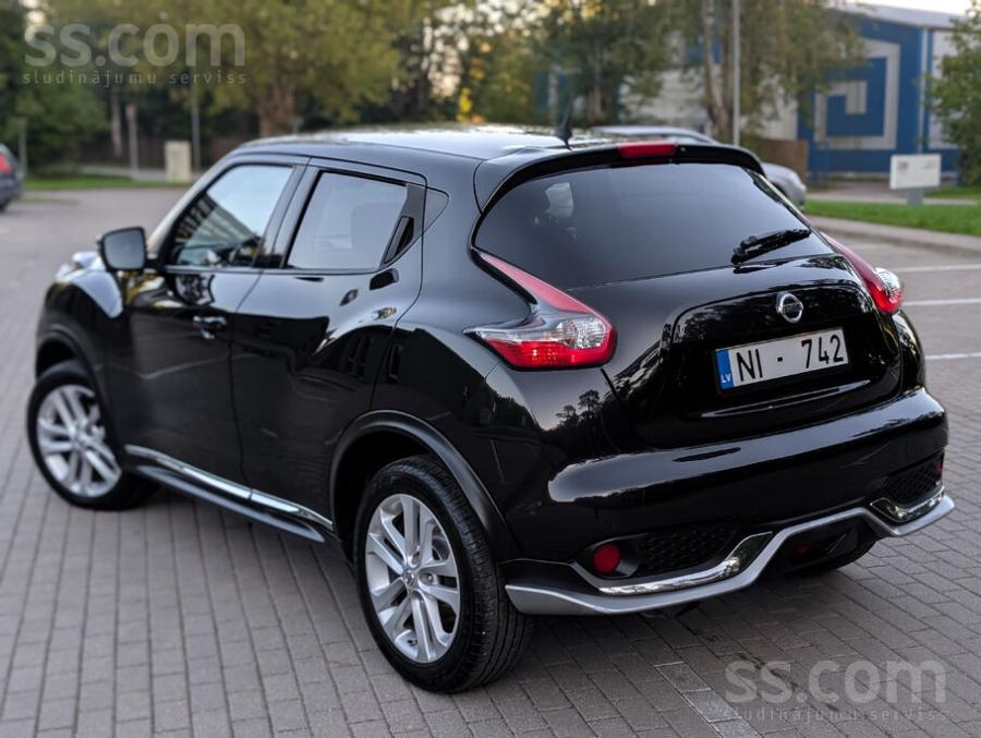 Melns Nissan Juke 2015 Jūrmala, ar dzinēja tilpumu 1.50 L un nobraukumu 247 tūkst. km par 8990 €, foto 3 vietnē AUTOMOTO.COM.LV