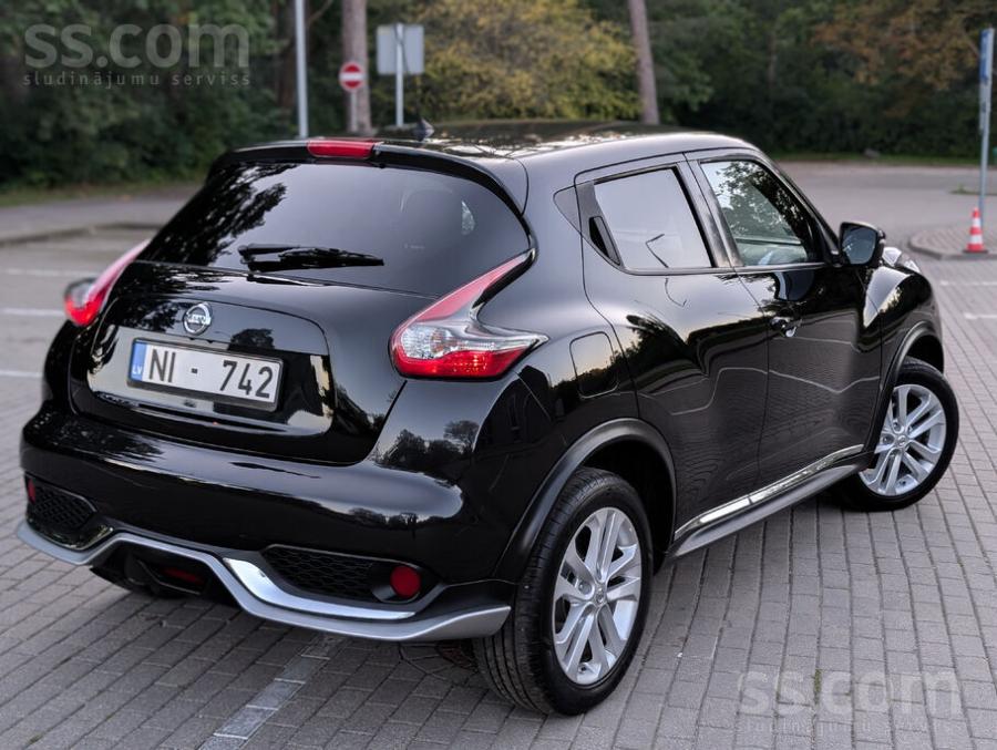 Melns Nissan Juke 2015 Jūrmala, ar dzinēja tilpumu 1.50 L un nobraukumu 247 tūkst. km par 8990 €, foto 5 vietnē AUTOMOTO.COM.LV