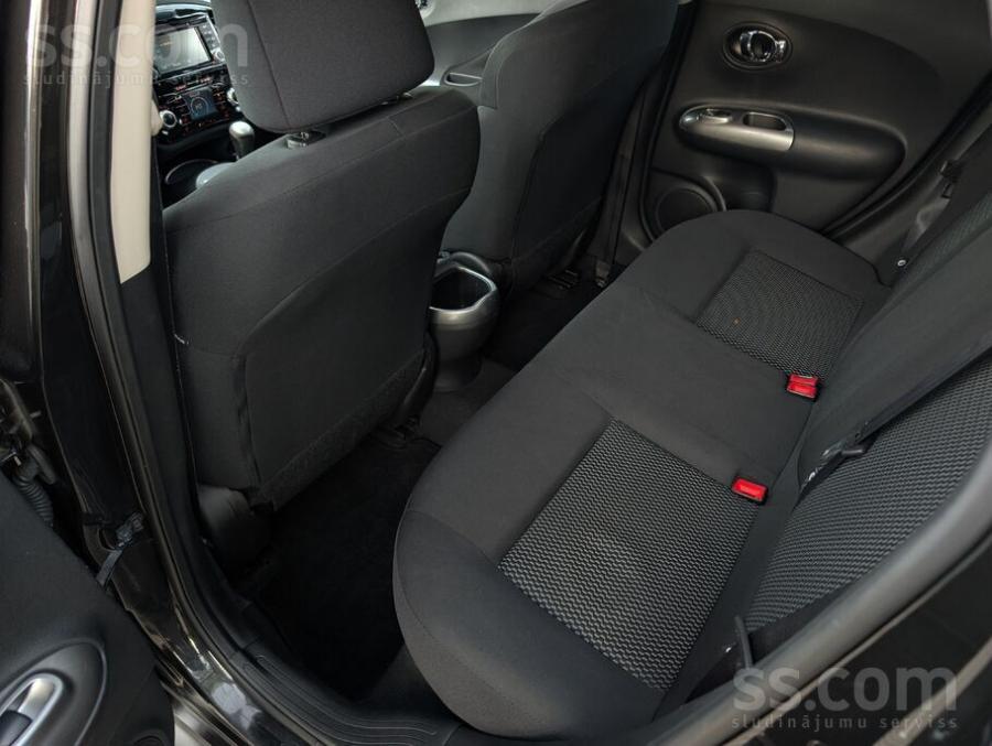 Melns Nissan Juke 2015 Jūrmala, ar dzinēja tilpumu 1.50 L un nobraukumu 247 tūkst. km par 8990 €, foto 10 vietnē AUTOMOTO.COM.LV