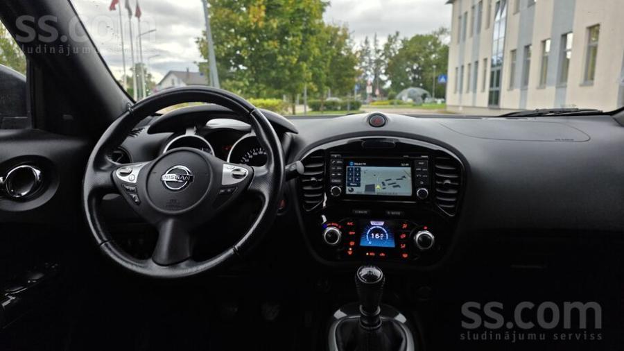 Melns Nissan Juke 2015 Jelgava, ar dzinēja tilpumu 1.20 L un nobraukumu 0 tūkst. km par 6990 €, foto 15 vietnē AUTOMOTO.COM.LV
