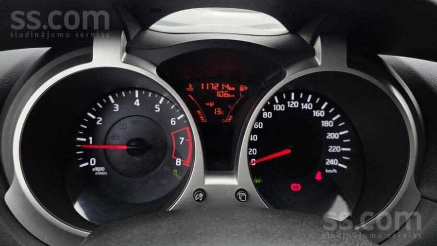 Melns Nissan Juke 2015 Jelgava, ar dzinēja tilpumu 1.20 L un nobraukumu 0 tūkst. km par 6990 €, foto 22 vietnē AUTOMOTO.COM.LV