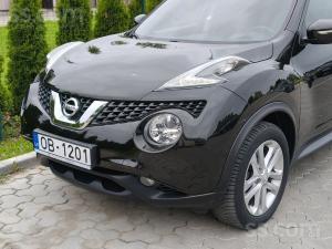 Melns Nissan Juke 2015 Rīga, ar dzinēja tilpumu 1.60 L un nobraukumu 76 tūkst. km par 7590 €, foto  vietnē AUTOMOTO.COM.LV