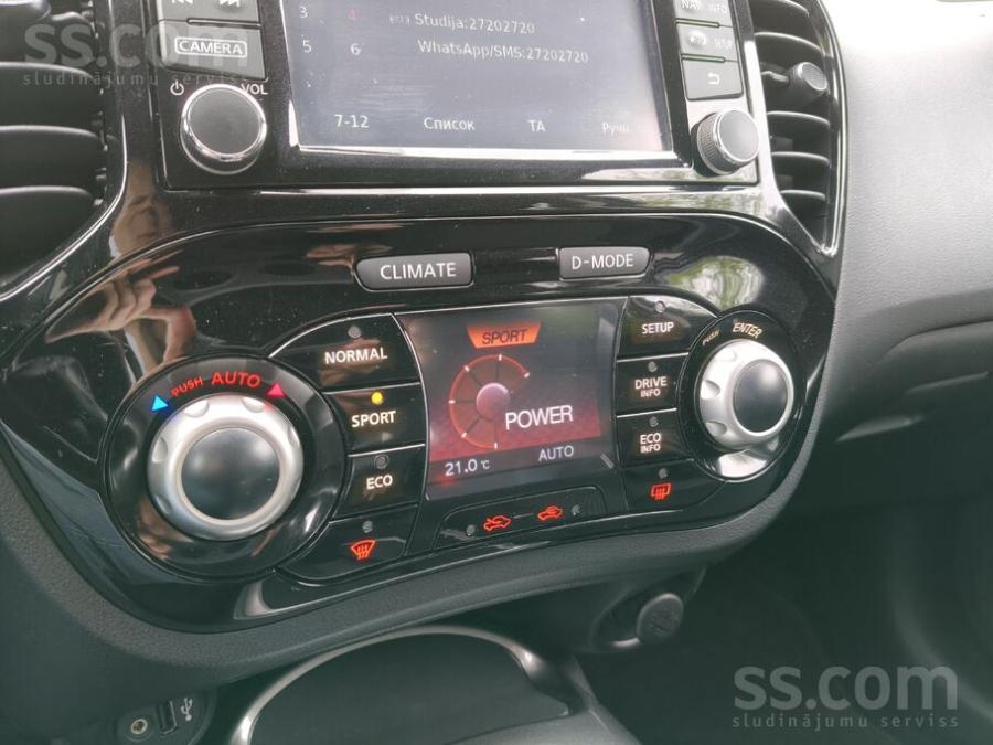 Черный Ниссан Жук 2015 в Рига, объемом двигателя 1.60 л и пробегом 76 тыс. км за 7590 €, фото 25 на AUTOMOTO.COM.LV