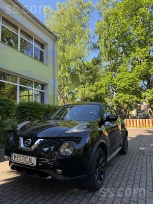 Melns Nissan Juke 2015 Rīga, ar dzinēja tilpumu 1.50 L un nobraukumu 150 tūkst. km par 6000 €, foto  vietnē AUTOMOTO.COM.LV