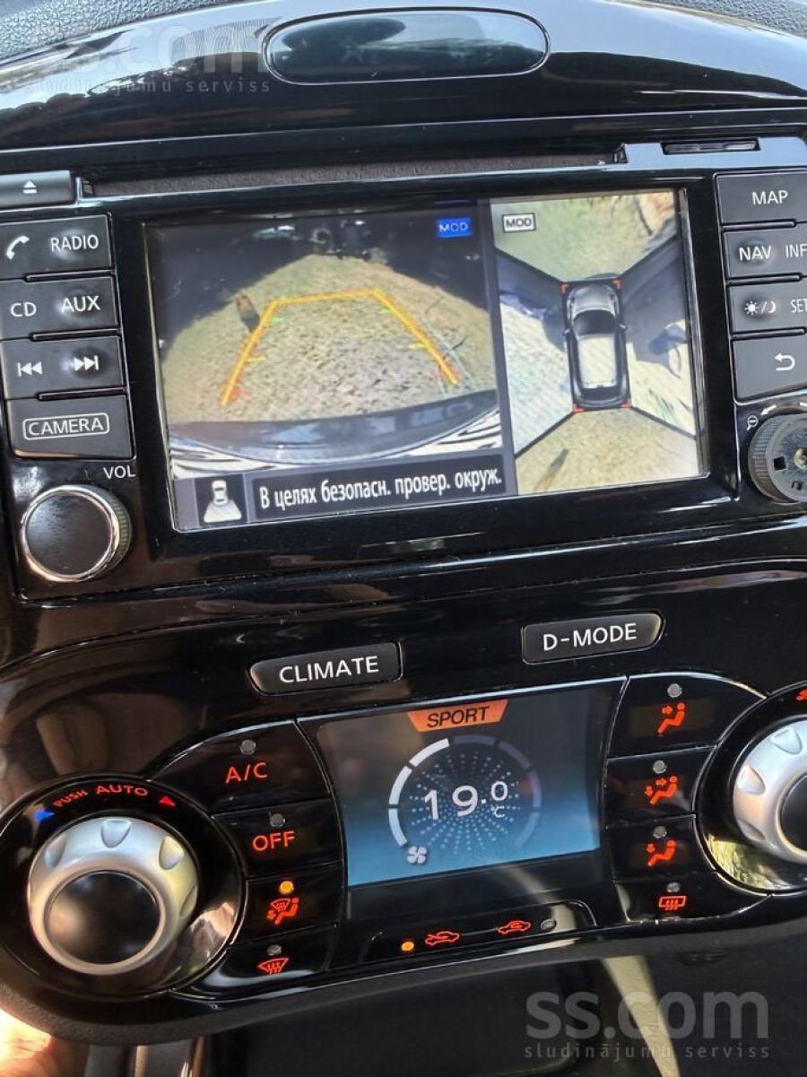 Black Nissan Juke 2015 in Jurmala, with an engine capacity of 1.50 L and mileage of 157 thousand km for 6300 €, photo 13 on AUTOMOTO.COM.LV