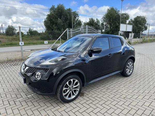 Melns Nissan Juke 2015 Tauragė, ar dzinēja tilpumu 1.20 L un nobraukumu 115 tūkst. km par 5600 €, foto 1 vietnē AUTOMOTO.COM.LV