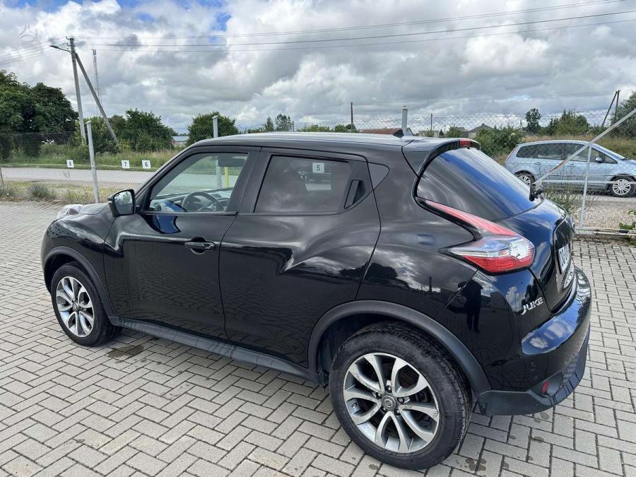 Melns Nissan Juke 2015 Tauragė, ar dzinēja tilpumu 1.20 L un nobraukumu 115 tūkst. km par 5600 €, foto 6 vietnē AUTOMOTO.COM.LV