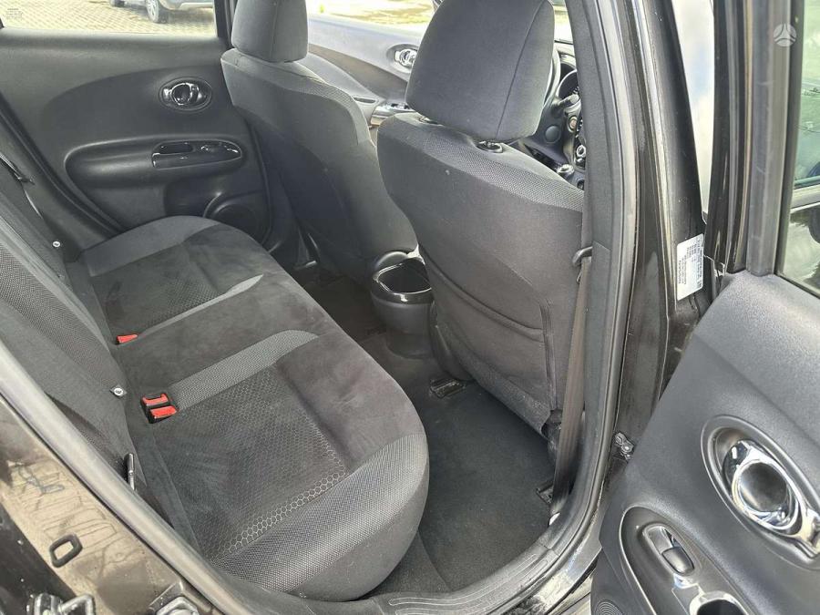 Melns Nissan Juke 2015 Tauragė, ar dzinēja tilpumu 1.20 L un nobraukumu 115 tūkst. km par 5600 €, foto 12 vietnē AUTOMOTO.COM.LV